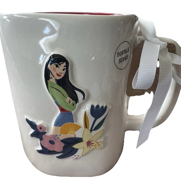 Disney | Dining | Rae Dunn Disney Princess Mulan Coffee Mug W3d Mulan ...